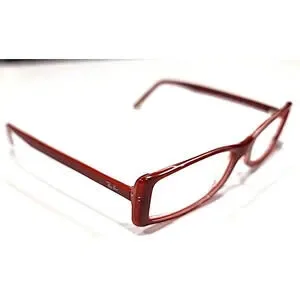Ray-Ban | Accessories | Ray Ban Rb528 2073 Red Rectangular Eyeglasses ...